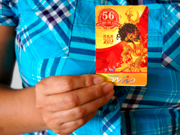 Tarjetas del MIO, con la Feria de Cali