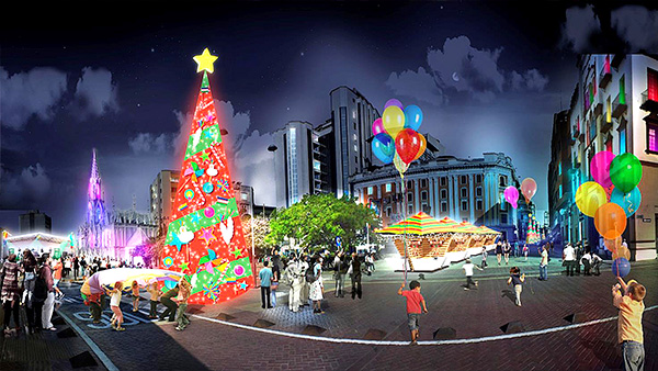 Cali alista su alumbrado navideño