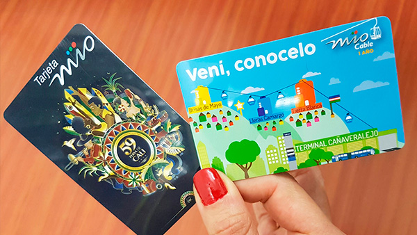 Tarjetas del MIO con sabor a Feria