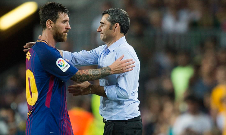Valverde sobre Messi: “Entrenó perfectamente”