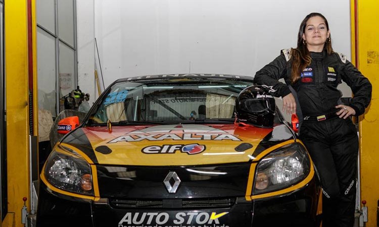 Maria Isabel Bonilla, talento caleño en la Renault Clio