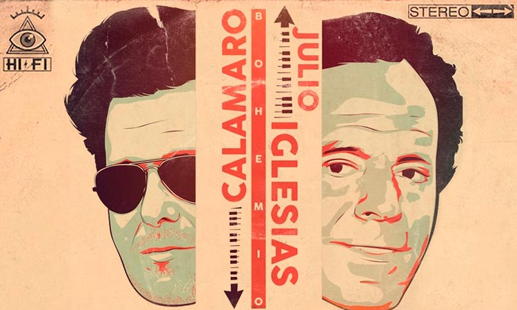 Andrés Calamaro presenta junto a Julio Iglesias su nuevo sencillo "Bohemio"